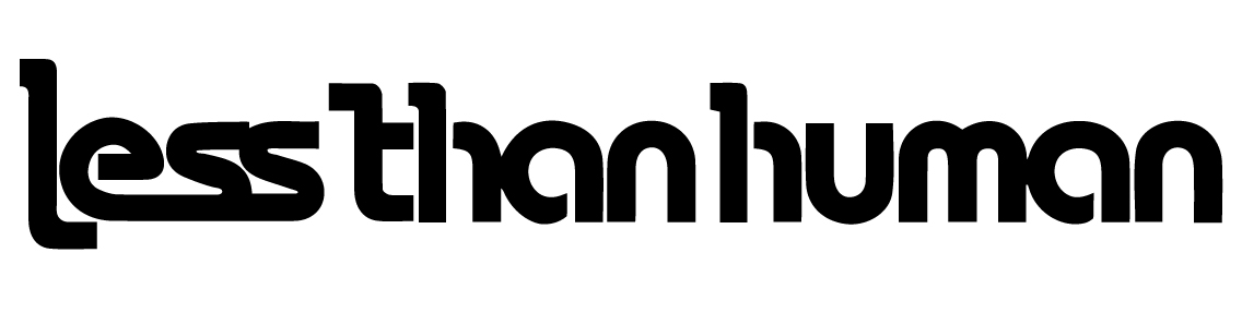 大胆で無骨なカッティングがアクセント！ LESS THAN HUMAN 明鏡止水 フォレオ大津一里山店 - メガネのノハラ （眼鏡・補聴器）